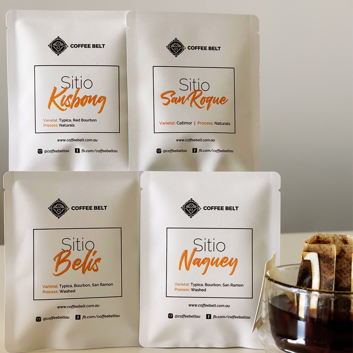 Philippine Single Origin - Taster Pack Drip bags – Coffee Belt